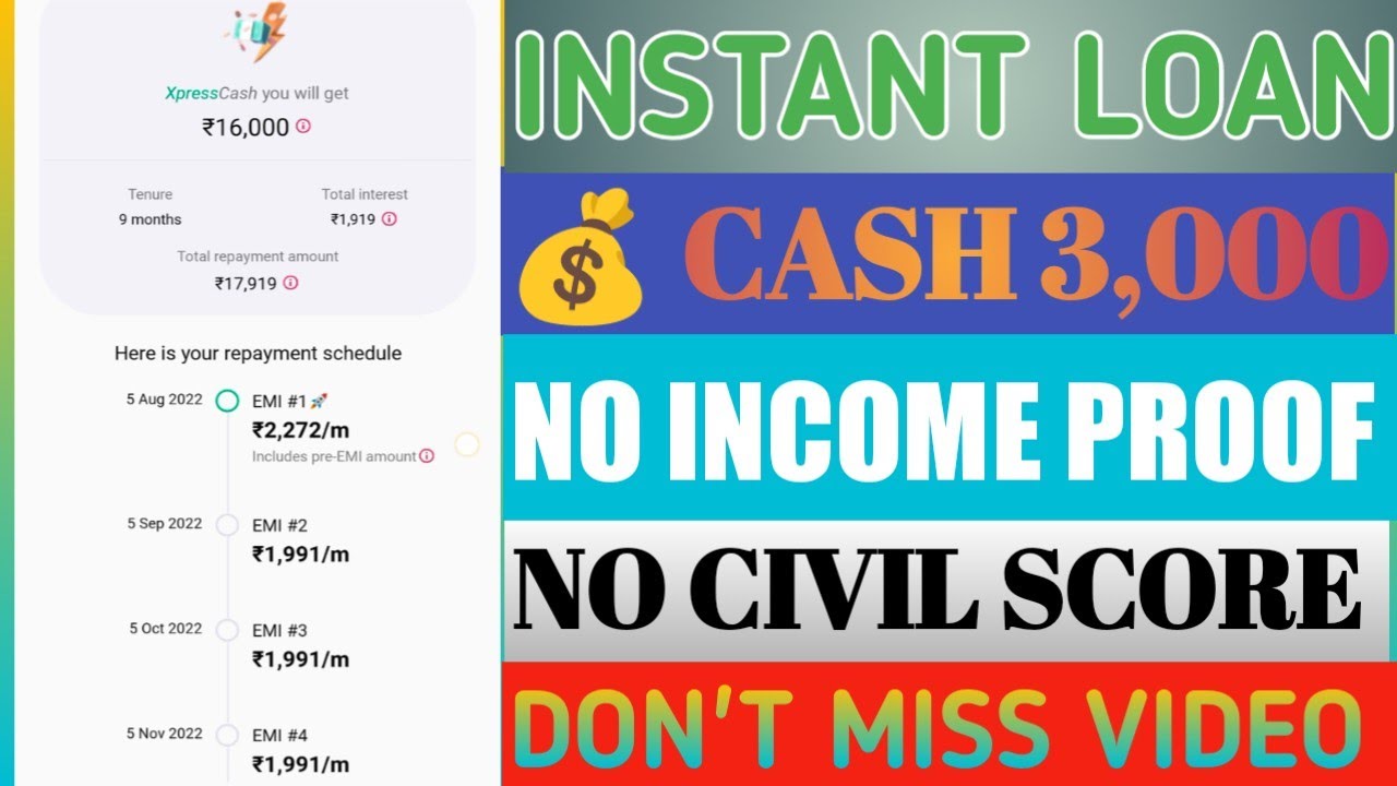 New Instant Loan App 2021 | Instant Credit Limit Instant Approval 3000 ...