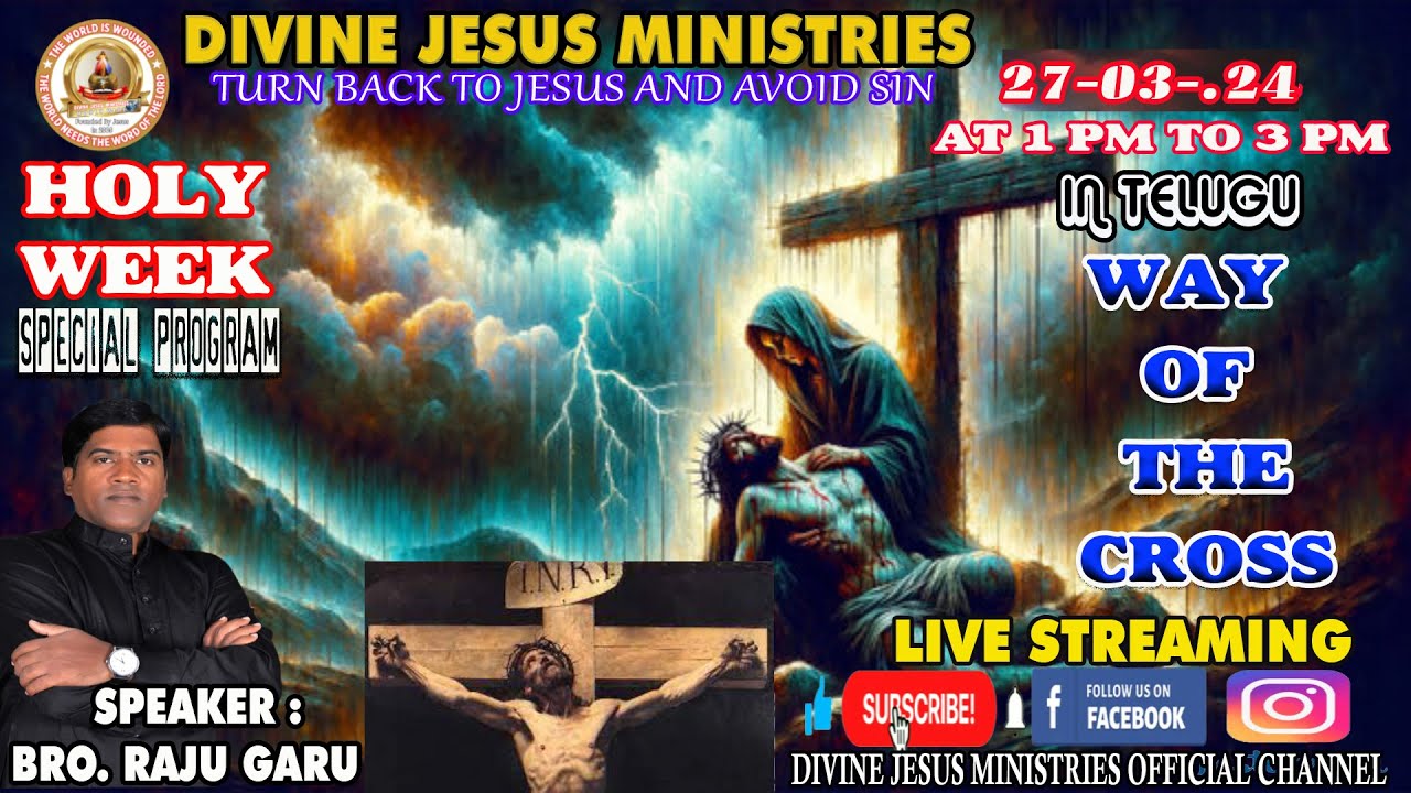 #virallivestream HOLY WEEK WED- TOPIC : WAY OF THE CROSS PREACHER BRO ...