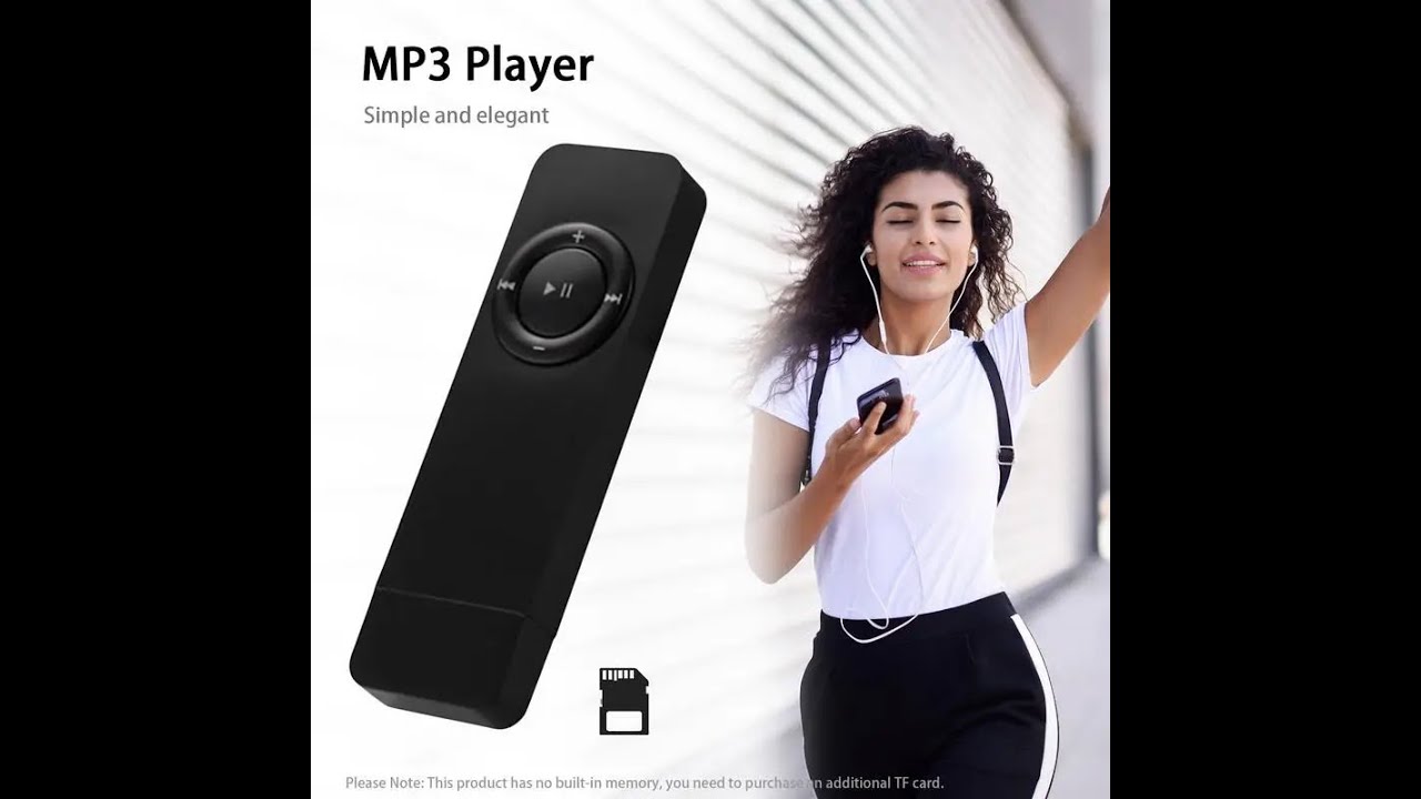 MP3 Player Music Speaker Portable Long Strip USB Pluggable Card Music ...