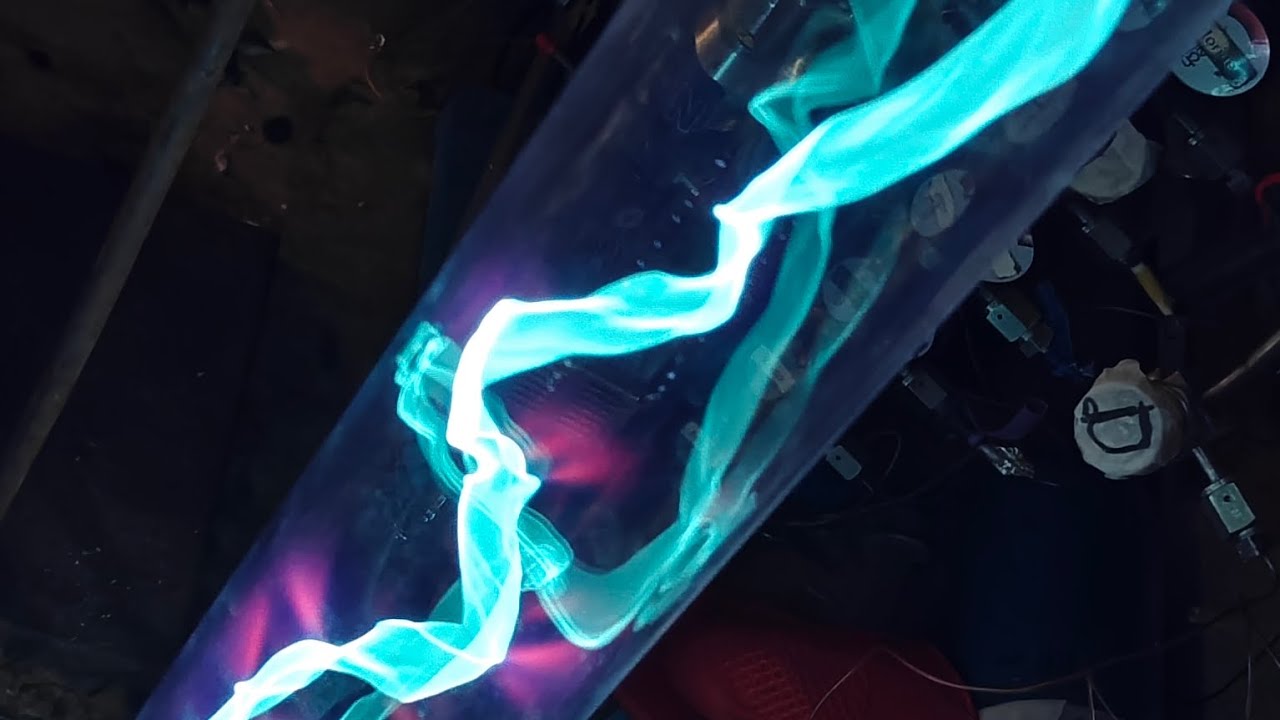 Plasma tube filling process - YouTube