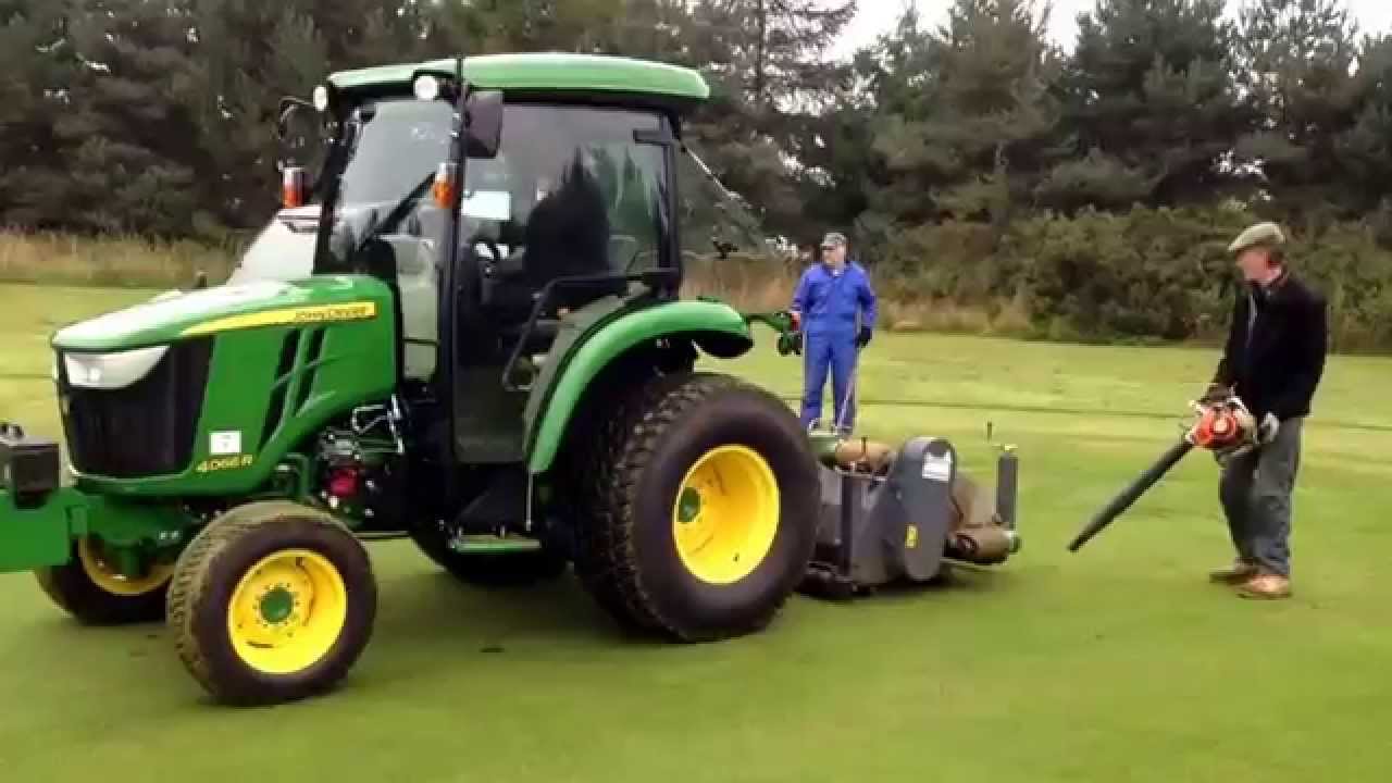 Deep scarifying greens - YouTube