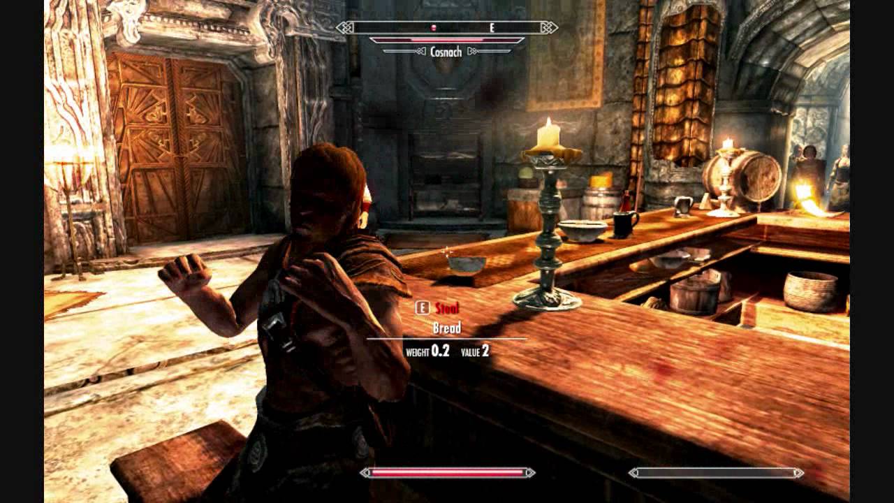 Skyrim - Cosnach Brawl - PC - YouTube