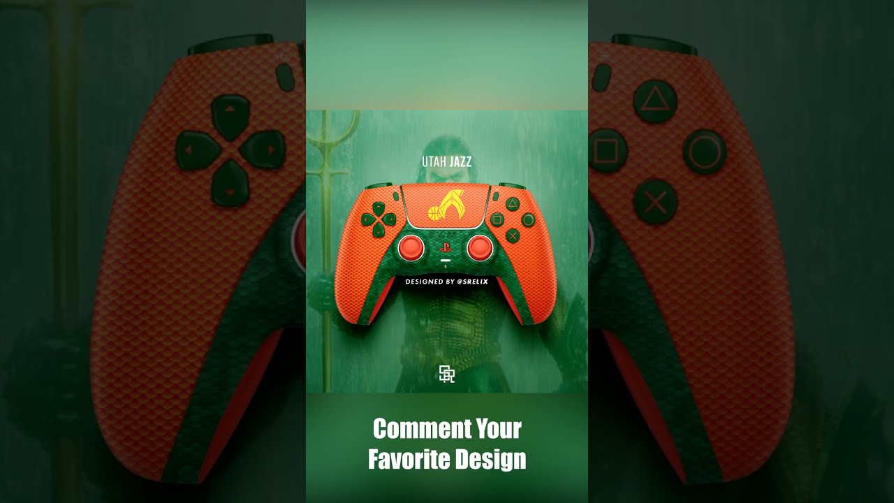 NBA x Superhero XBOX/PS5 Controller Designs - YouTube