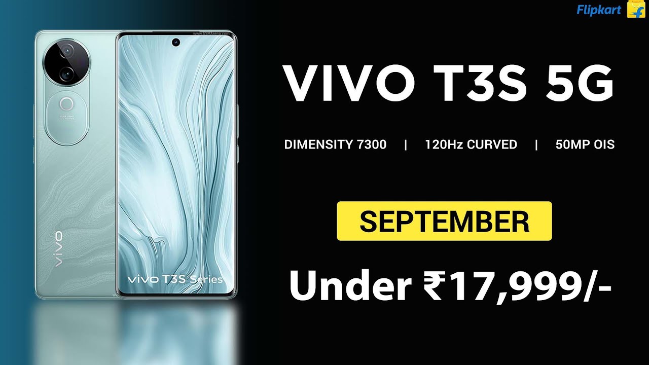 🔥 VIVO T3S 5G जल्दी आयेगा With Dimensity 7300 | ⚡ VIVO T3S Specs, Price ...