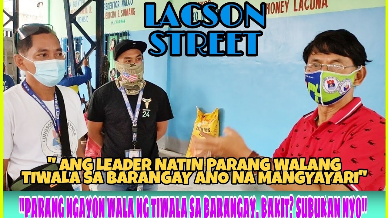 "ANG LEADER NATIN PARANG WALA NG TIWALA SA BARANGAY" - YouTube