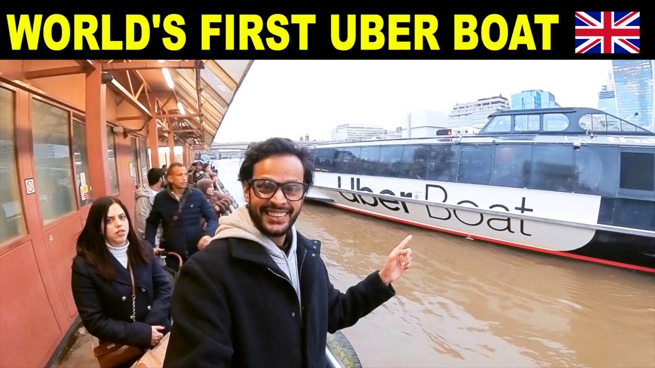 World's First UBER BOAT Ride In LONDON | Is It Expensive ?? | Indian In ...