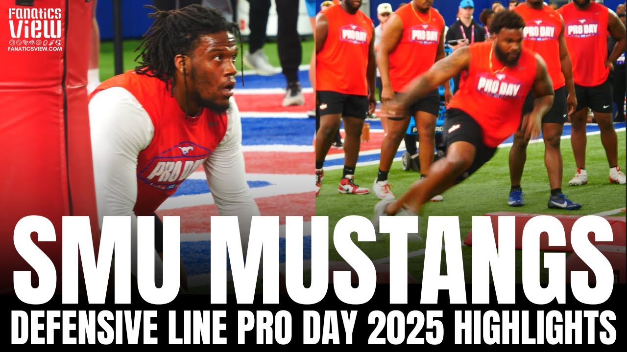 SMU Mustangs Defensive Line Pro Day 2025 Highlights With Elijah Roberts ...