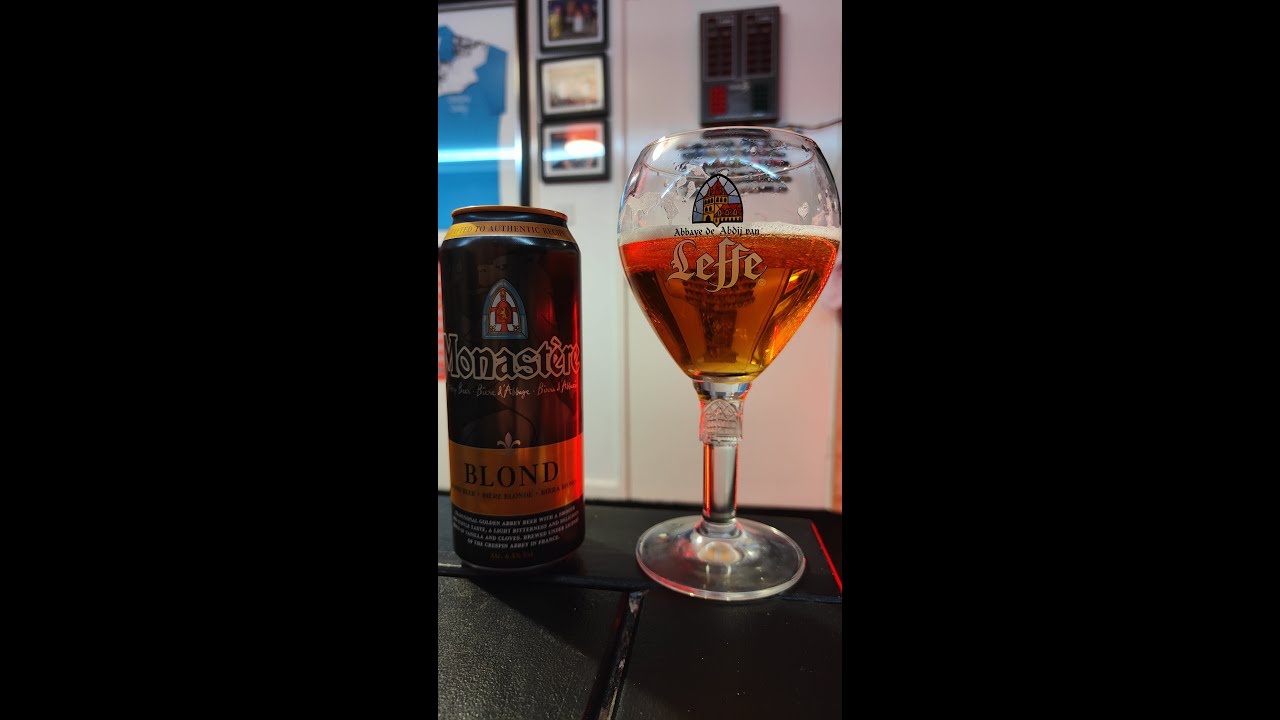 Monastere blonde 6.5% - Crespin abbey - review No. 860 - YouTube