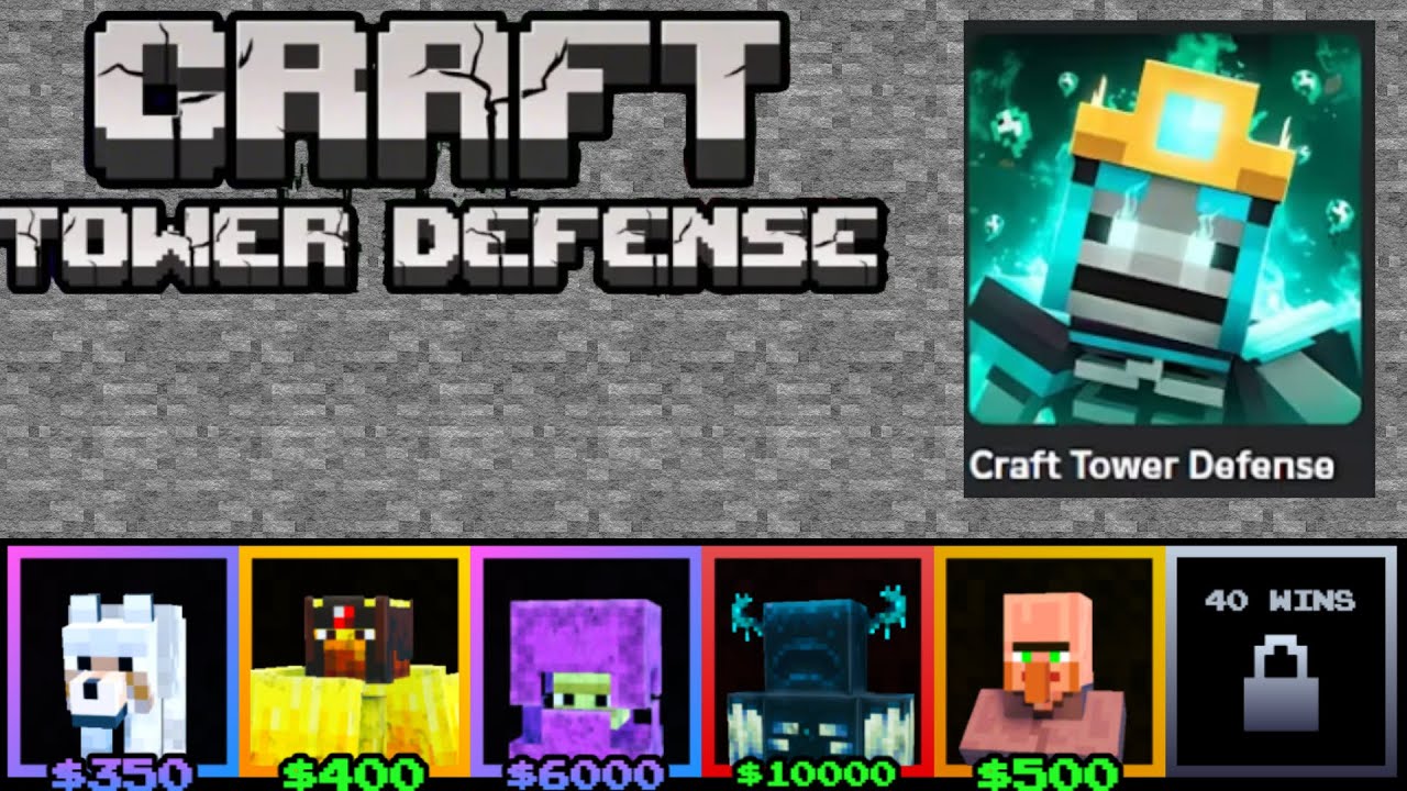 Roblox - Craft Tower Defense l Pack Of Wolves l Future Of My Channel ...