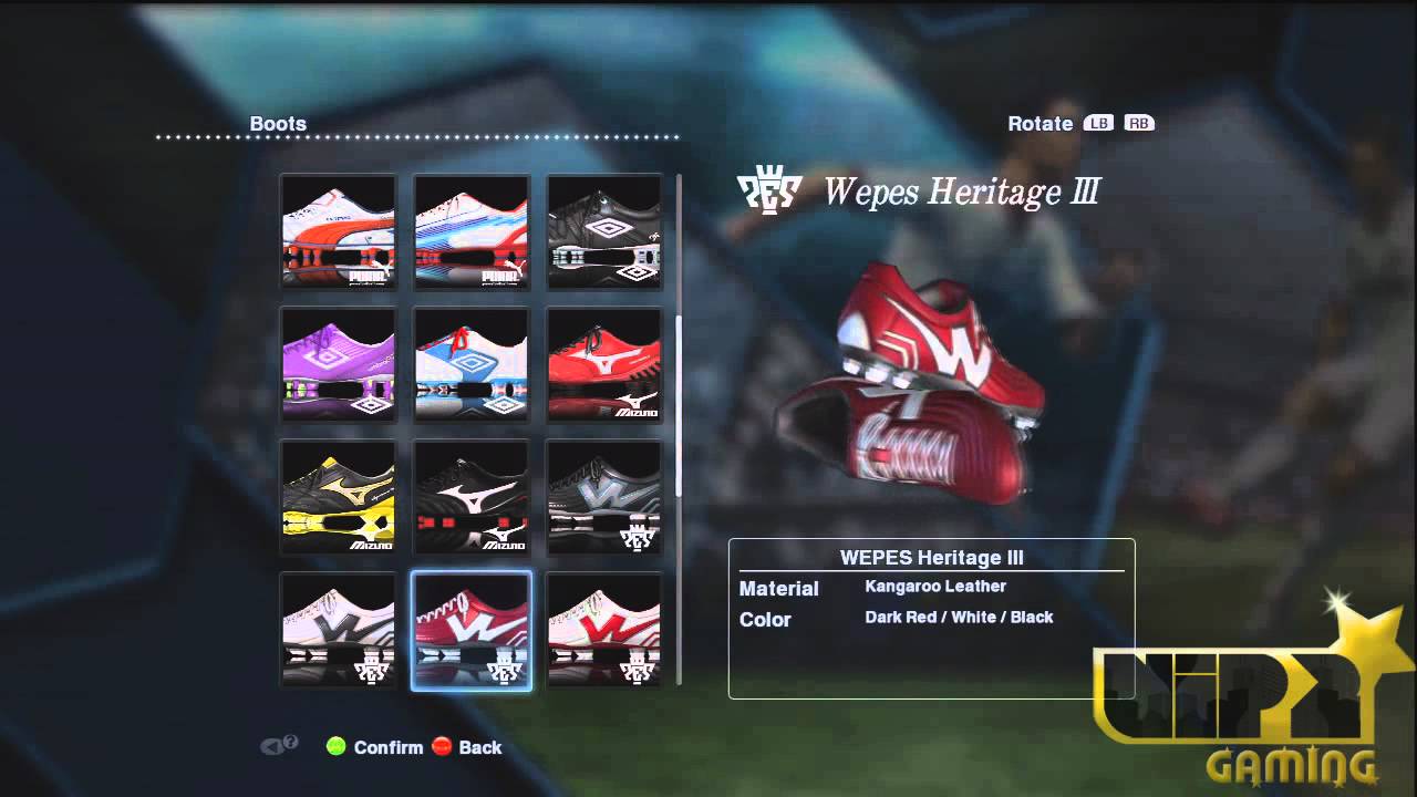 PES 2013 - BOOTS - YouTube