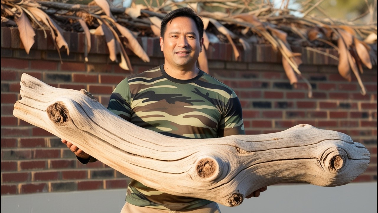 Talented Woodworker: Using Uniquely Shaped Wood to Create a Stunning ...
