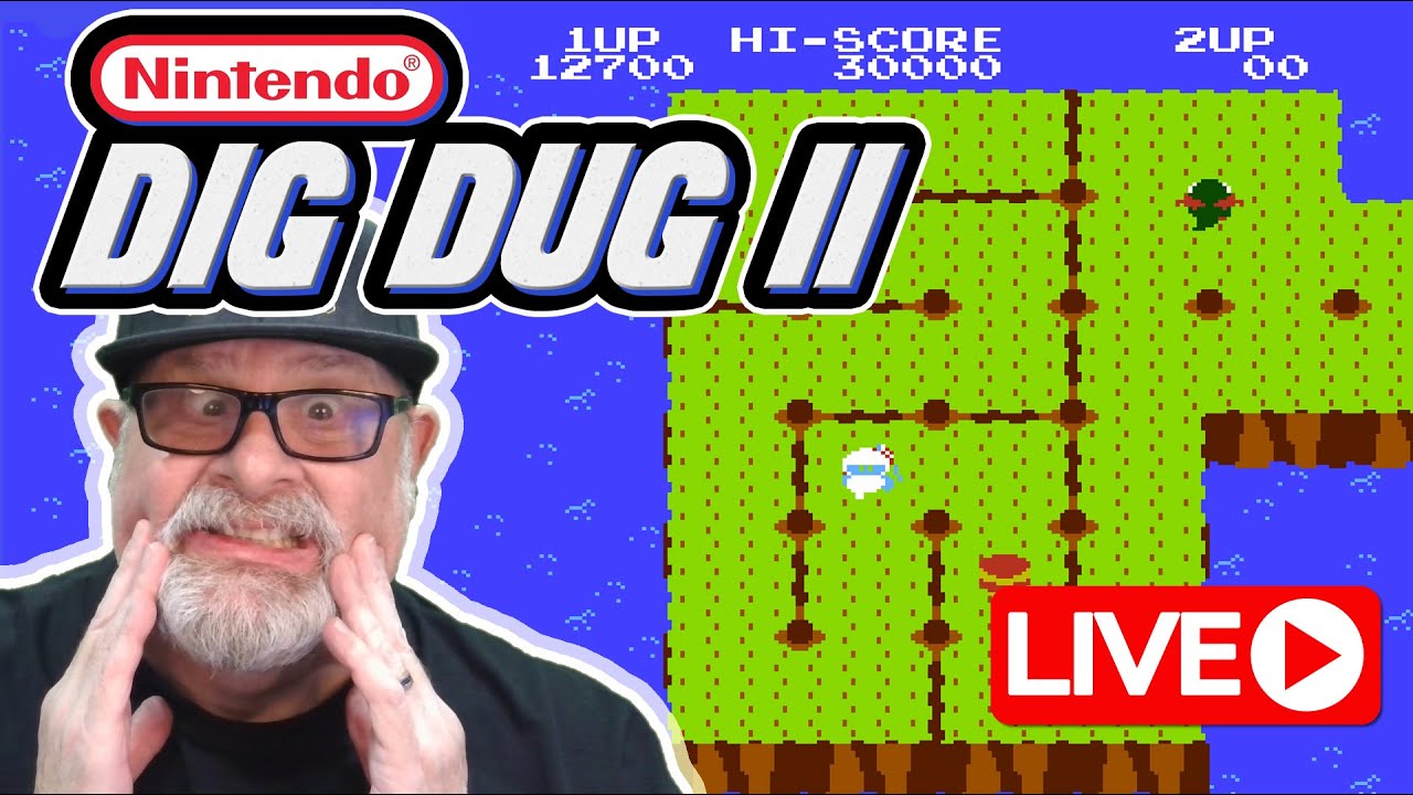 Digging Up RETRO Fun with DIG DIG II on NES! - YouTube