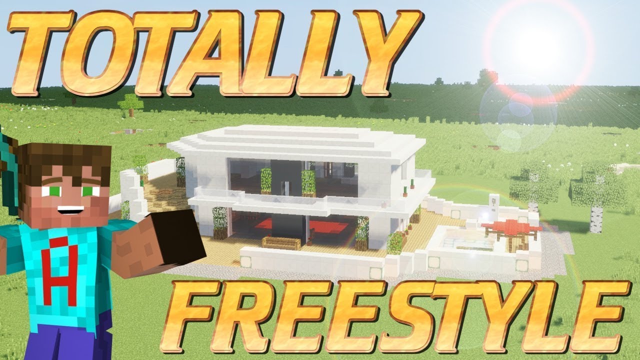 Minecraft | How to build a Modern House in Minecraft Freestyle ...