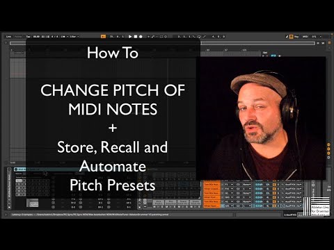 How to change pitch of MIDI notes in Ableton Live - Max for Live ...