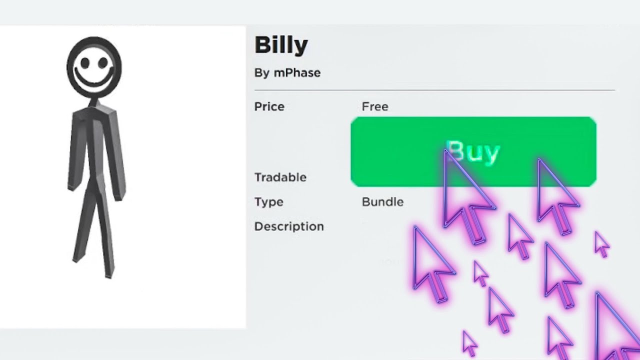 Billy bundle Roblox. Stickman is back - YouTube