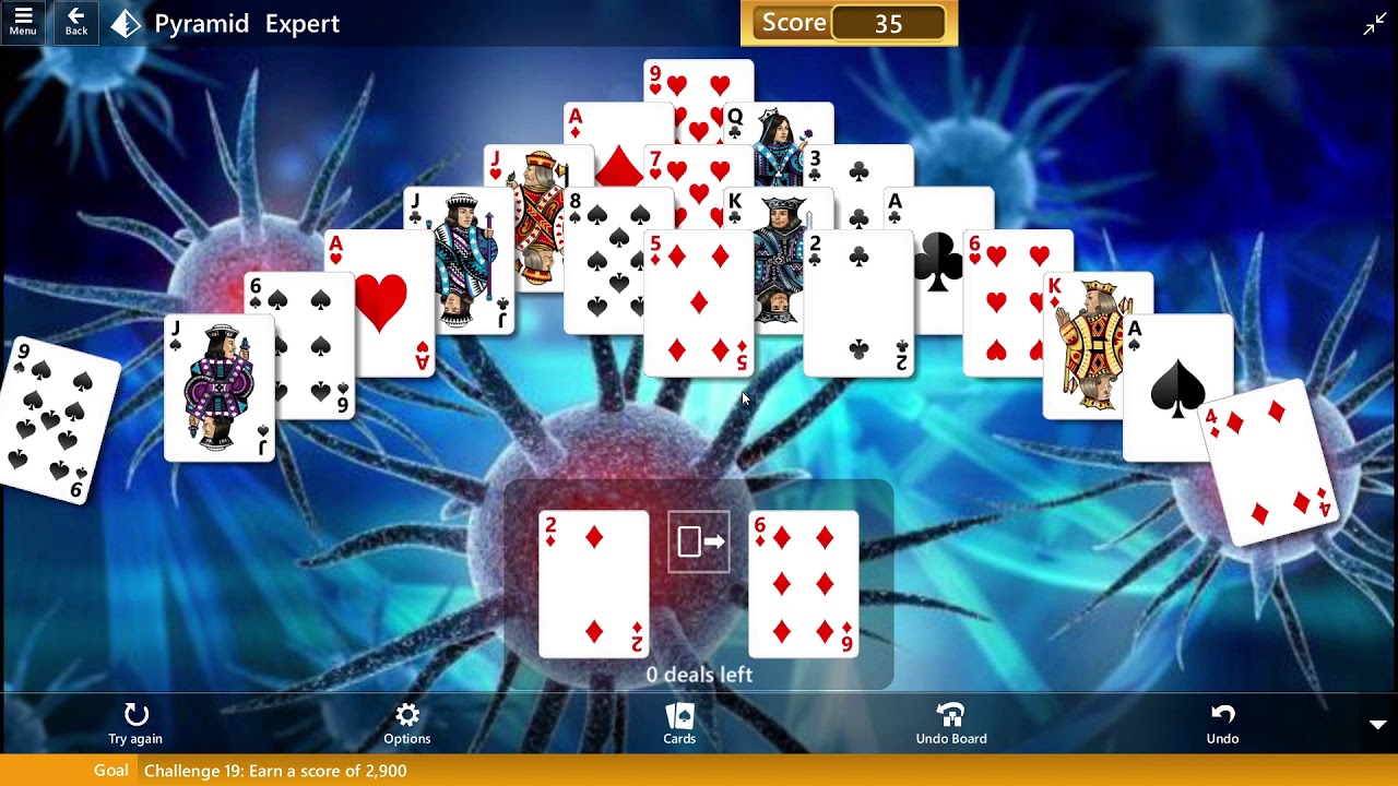 Microsoft Solitaire EVENT: Pyramid Adventure/Challenges 16 to 20 Solved ...