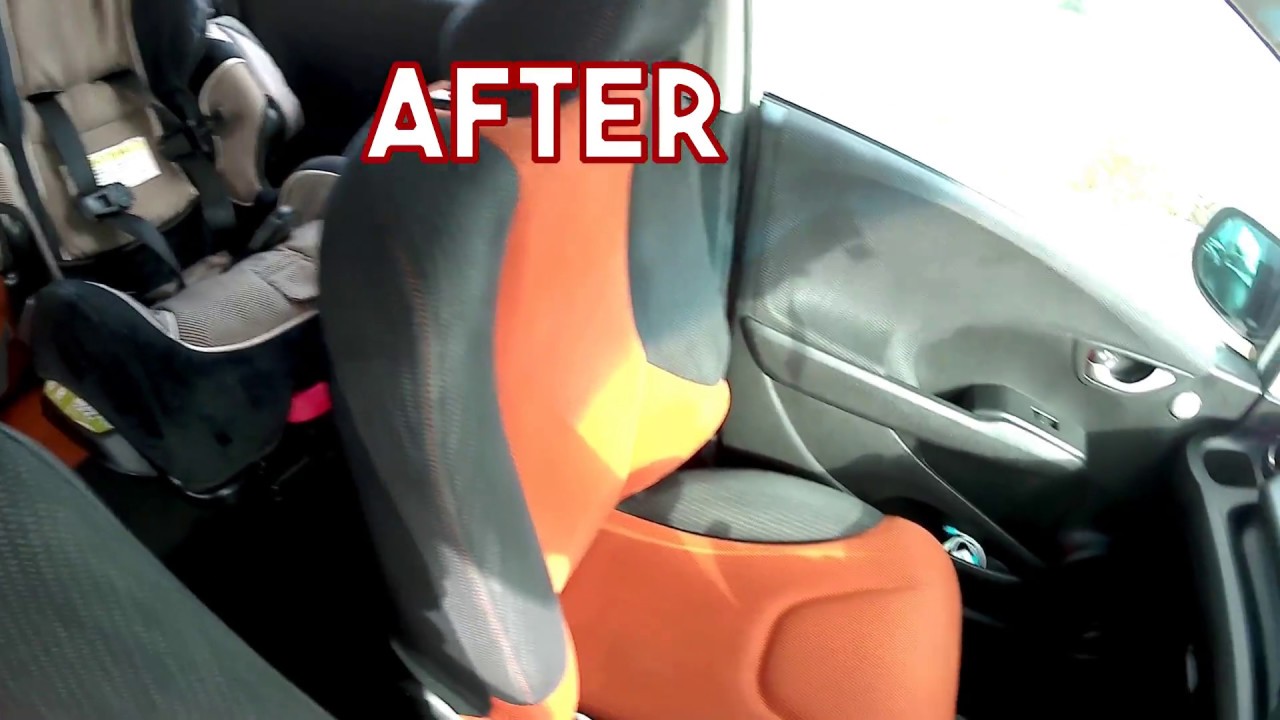 Honda Fit Gets Interior Clean - YouTube