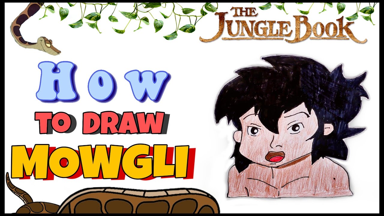 How to draw Mowgli | The jungle book | Art by Asmit - YouTube