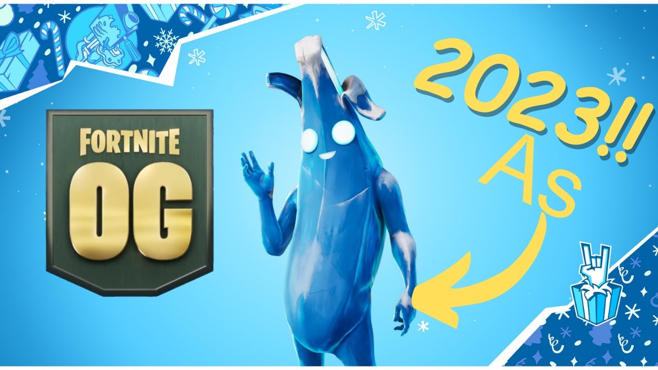 playing the OG Fortnite map as FROZEN PEELY (In 2023) - YouTube