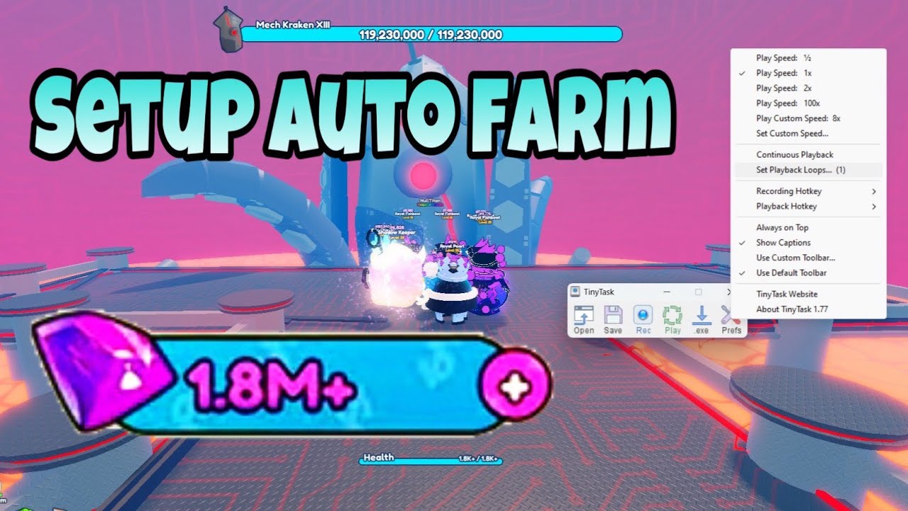 Hướng Dẫn Cài Đặt Auto Farm Boss Trong Game Pet Catchers | Roblox - YouTube