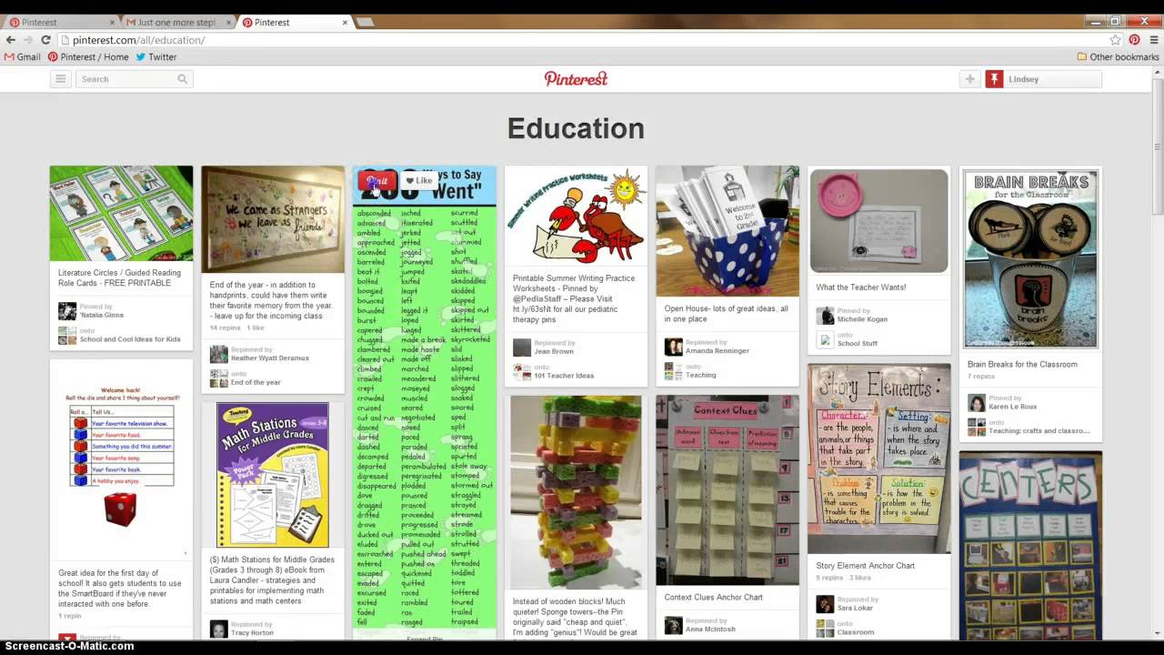 Pinterest Tutorial for Teachers - YouTube