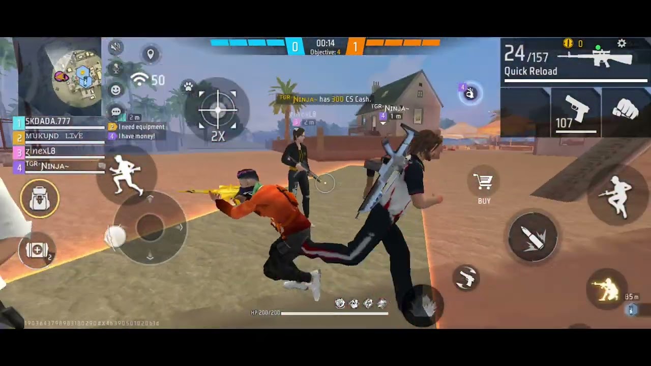 FREE fire rank match - YouTube