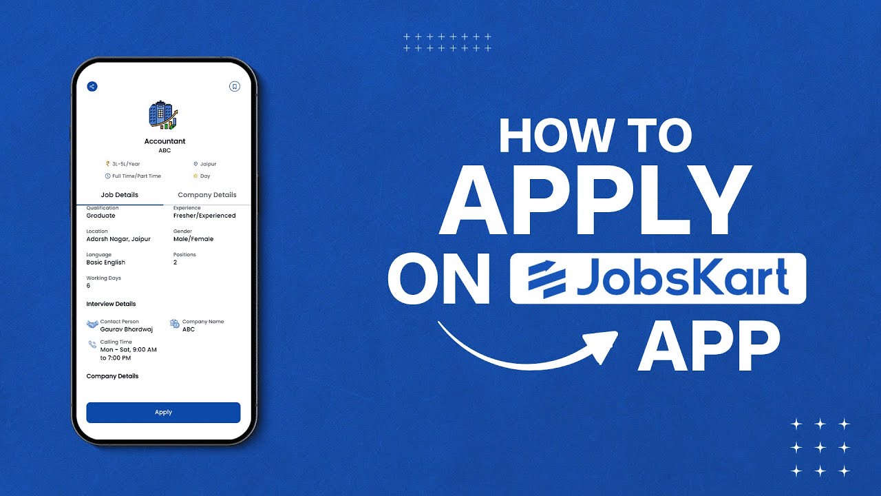 Best Job App in India | JobsKart | - YouTube