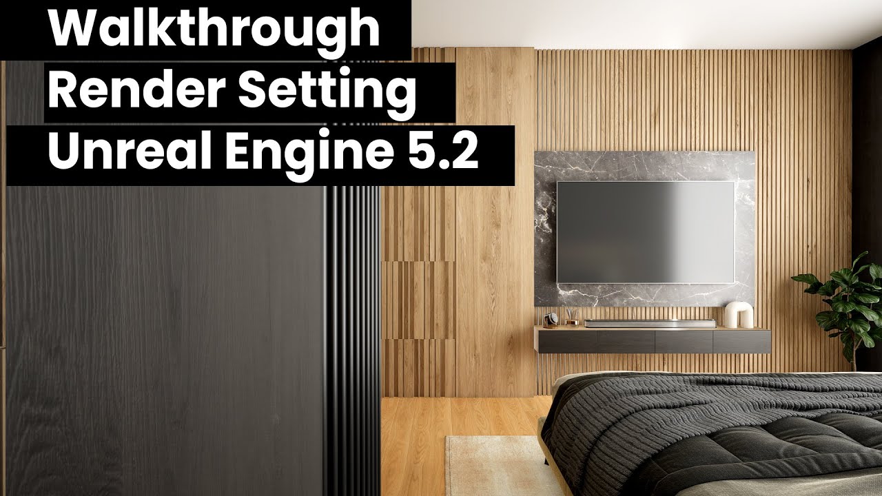 interior Render Walkthrough Setting Unreal Engine 5.2 - YouTube
