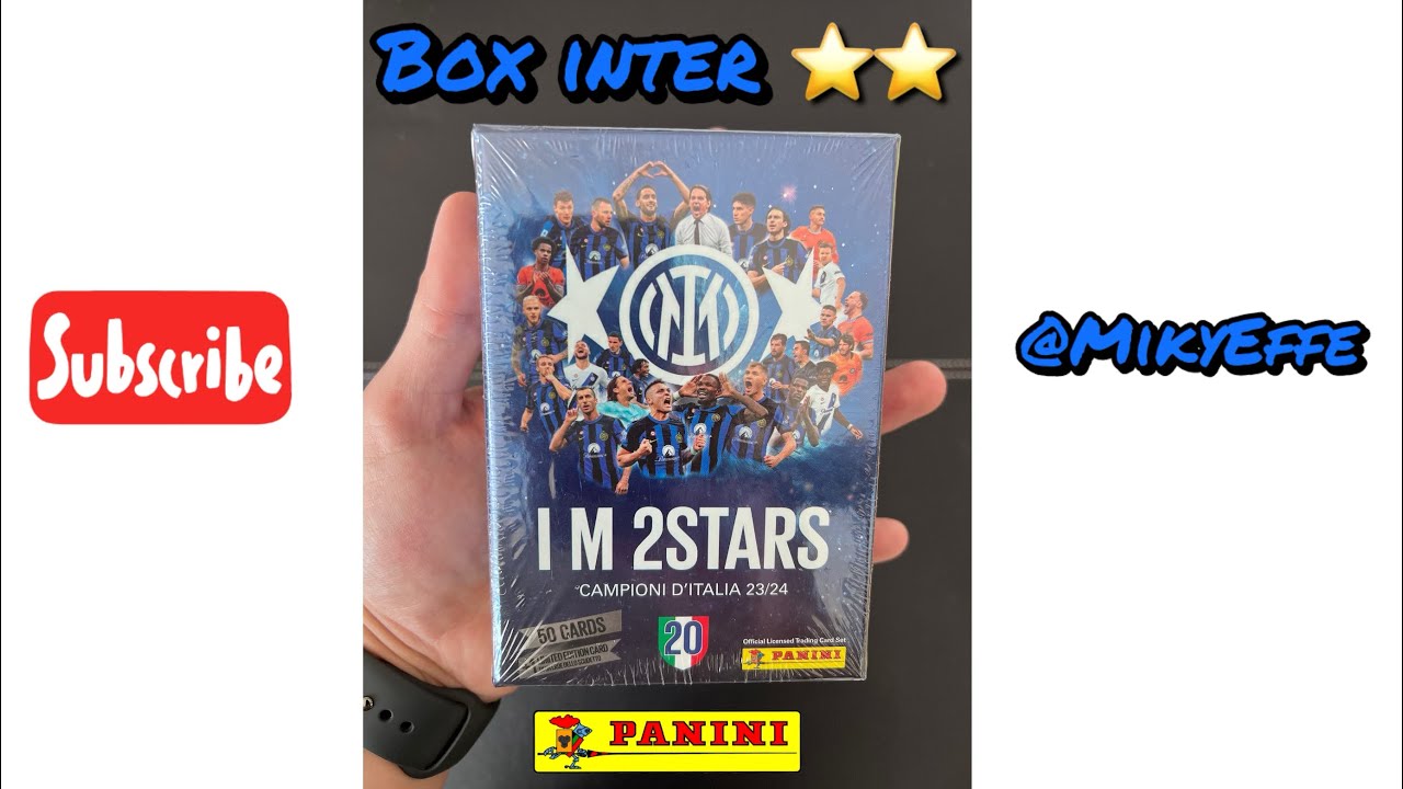 BOX PANINI INTER ⭐️⭐️ IM 2STARS - YouTube