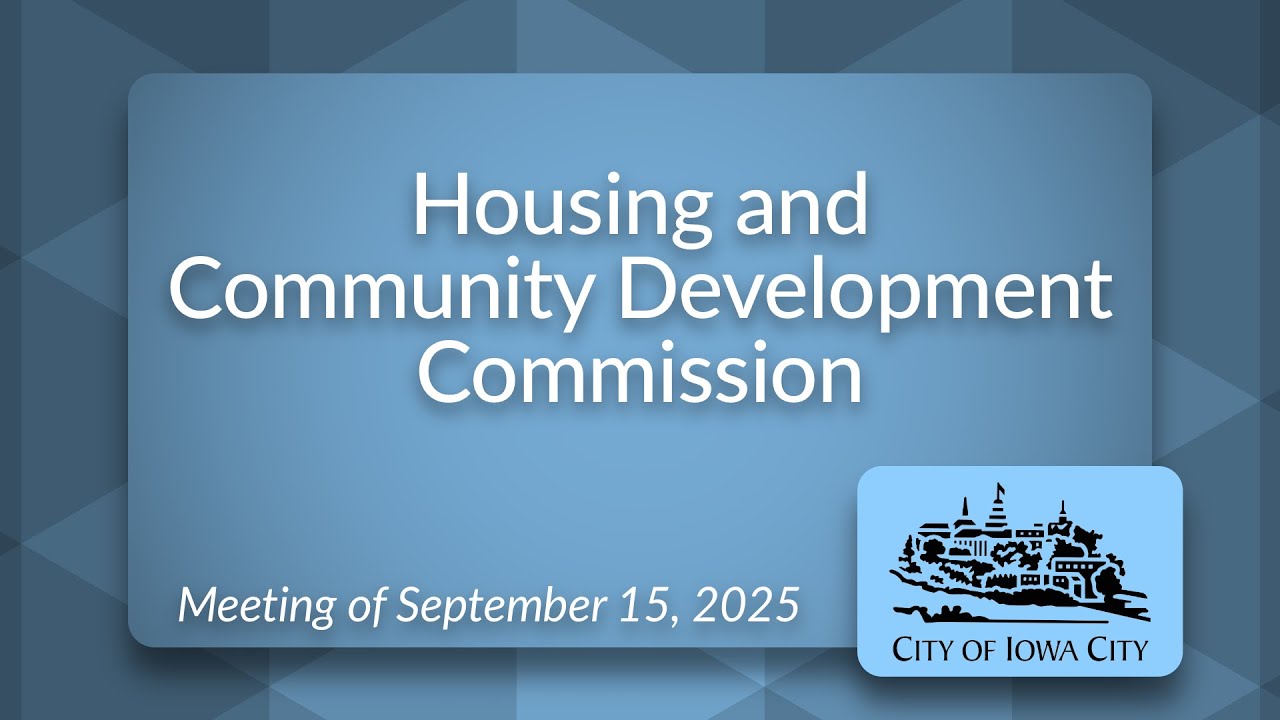 Housing and Community Development Commission Meeting of September 15 ...