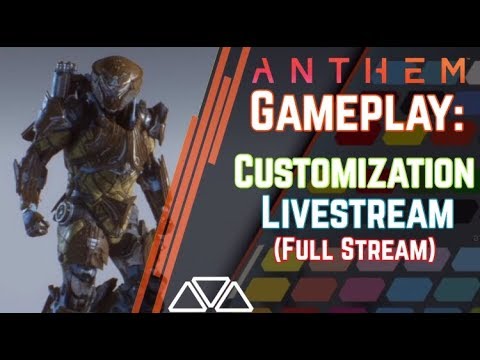 Anthem New Footage! - Customization, Emotes, Gear, Paint, Vinyls ...