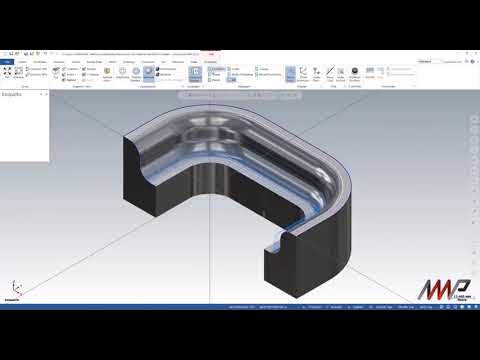 Mastercam Tutorial: From Geometry to Swept 3D Toolpath - YouTube