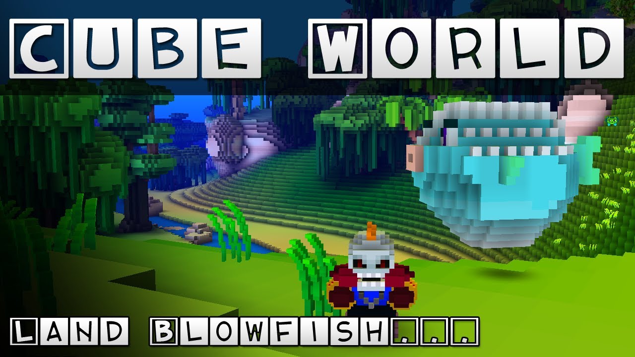 Cube World {Stream Highlight} LAND BLOWFISH!? - YouTube