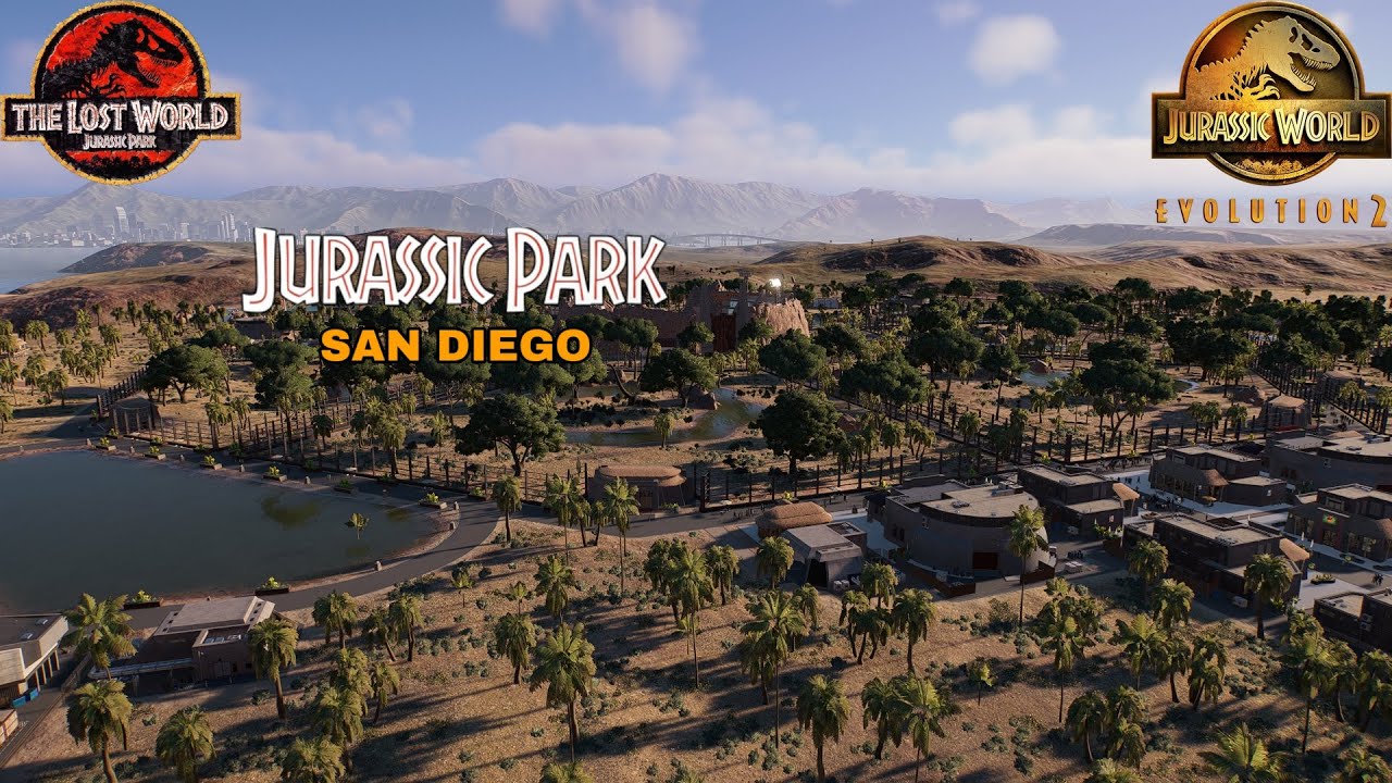 Jurassic Park San Diego Map