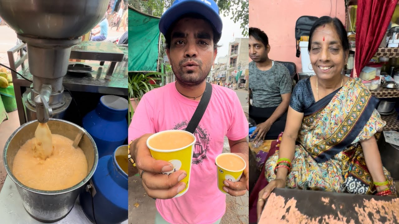 Agra Style Mix Fruit Shake😱 पूरा India ये मिल्कशेक पीने आता है😳 Indian ...