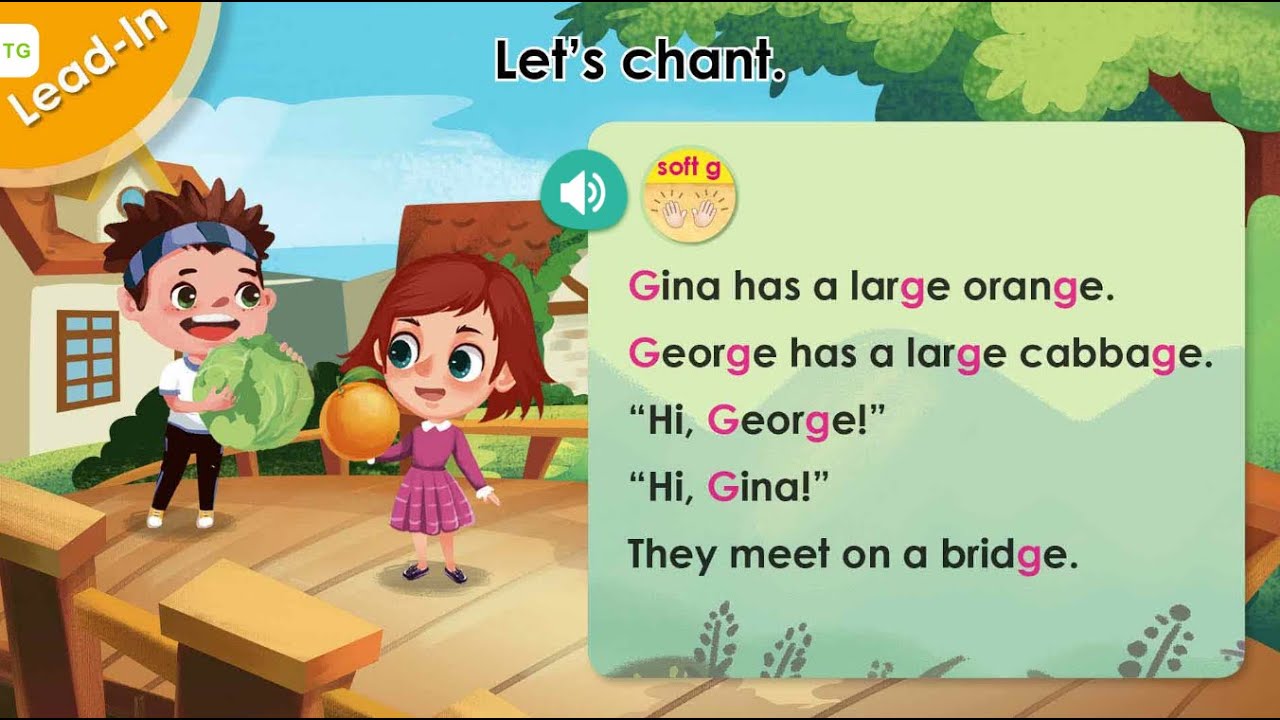 51Talk - Classic English Level 1 Let's Chant (Fun with Phonics Soft G ...