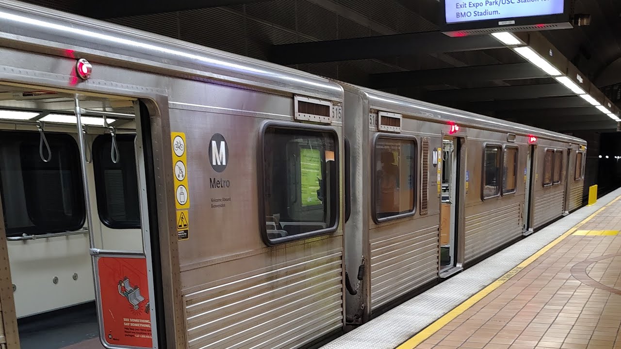 Metro B line to North Hollywood short ride DC Breda 515 on the B line ...
