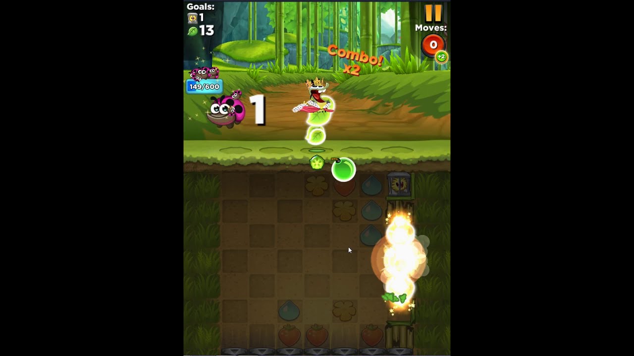 Best Fiends Gene's Quest Level 27 (Torential Downpour) (No Bonus) - YouTube