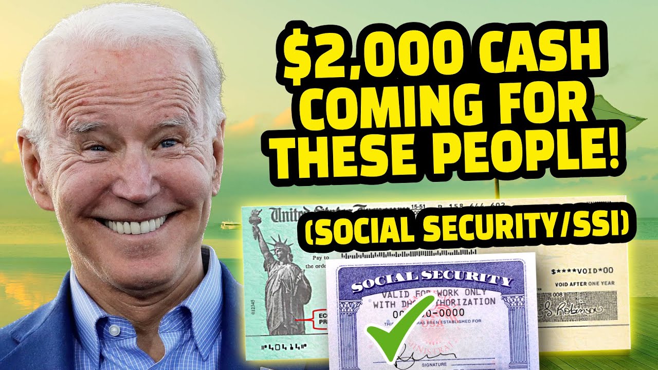 BREAKING: Stimulus CHECKS BACK! Who Gets FREE $2000 in 2024? - YouTube