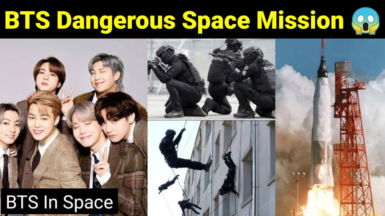 BTS On Dangerous Space Mission 😱 | BTS Break World Record - YouTube