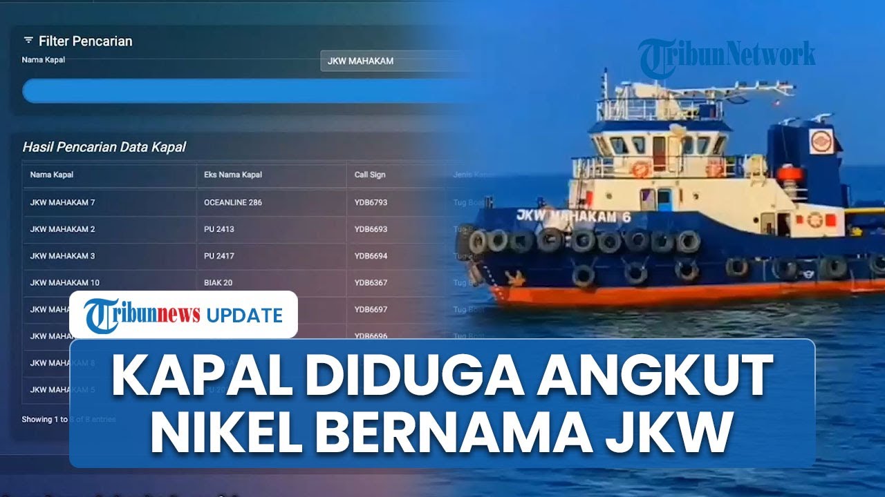 Kapal Diduga Angkut Nikel Bernama JKW dan Iriana Bikin Heboh Publik ...