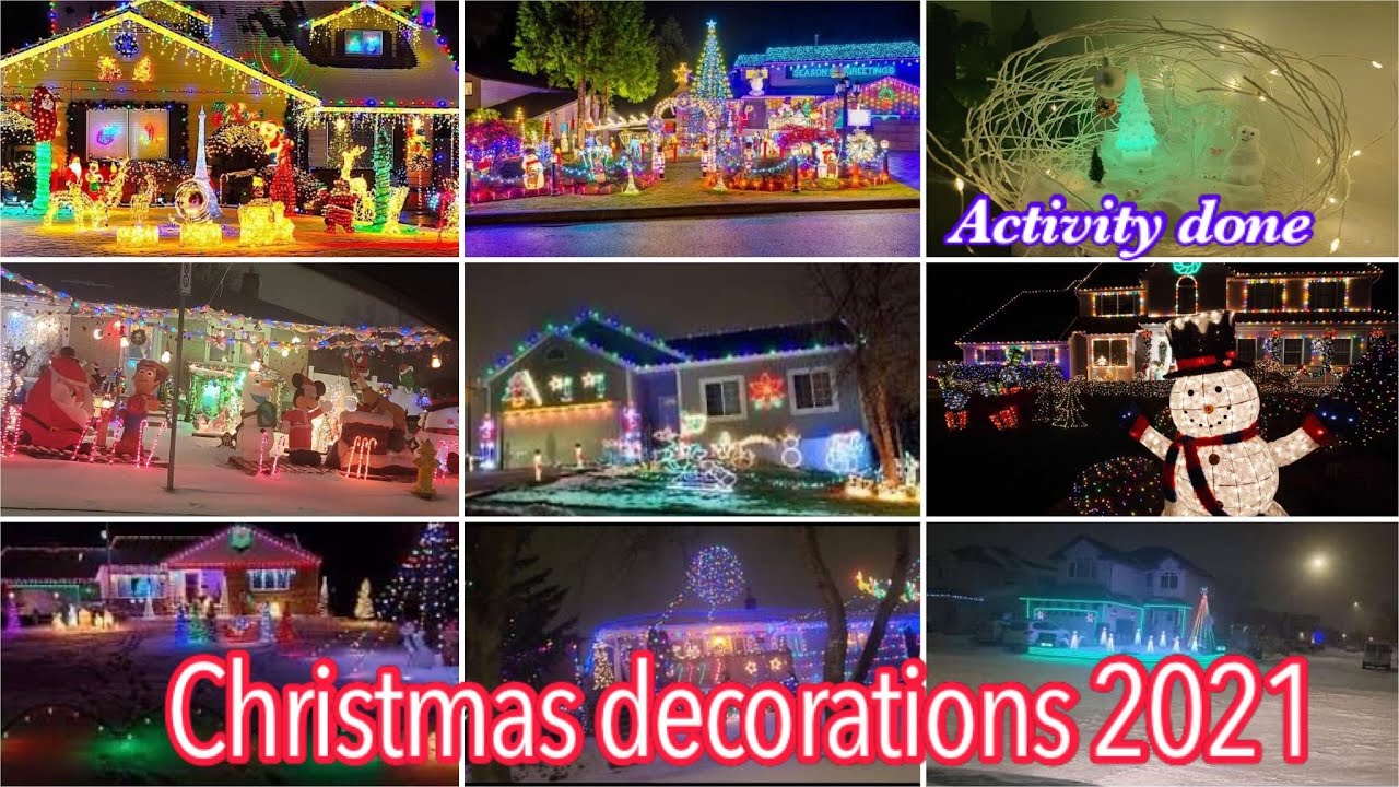 Christmas Decorations 2021 || Christmas Decoration In Regina || School ...