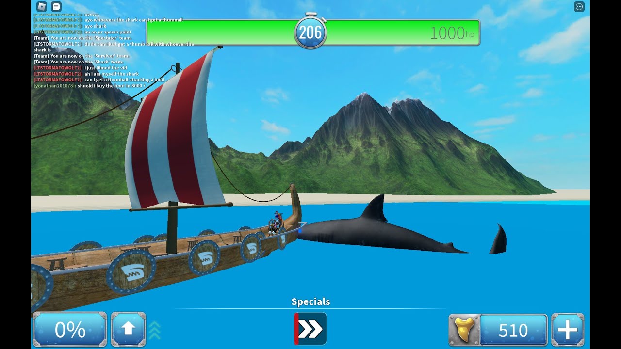 Becoming a megalodon in roblox Roblox Sharkbite - YouTube