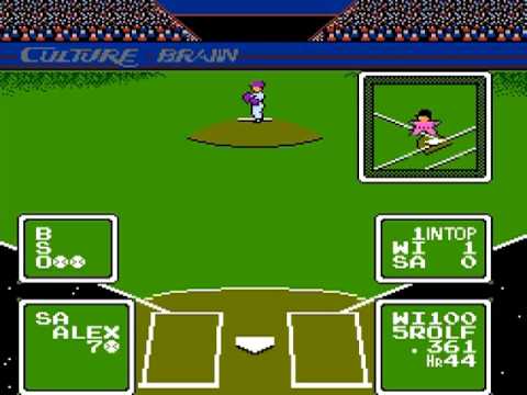 Nintendo Entertainment System Baseball Simulator 1 000 USA - YouTube