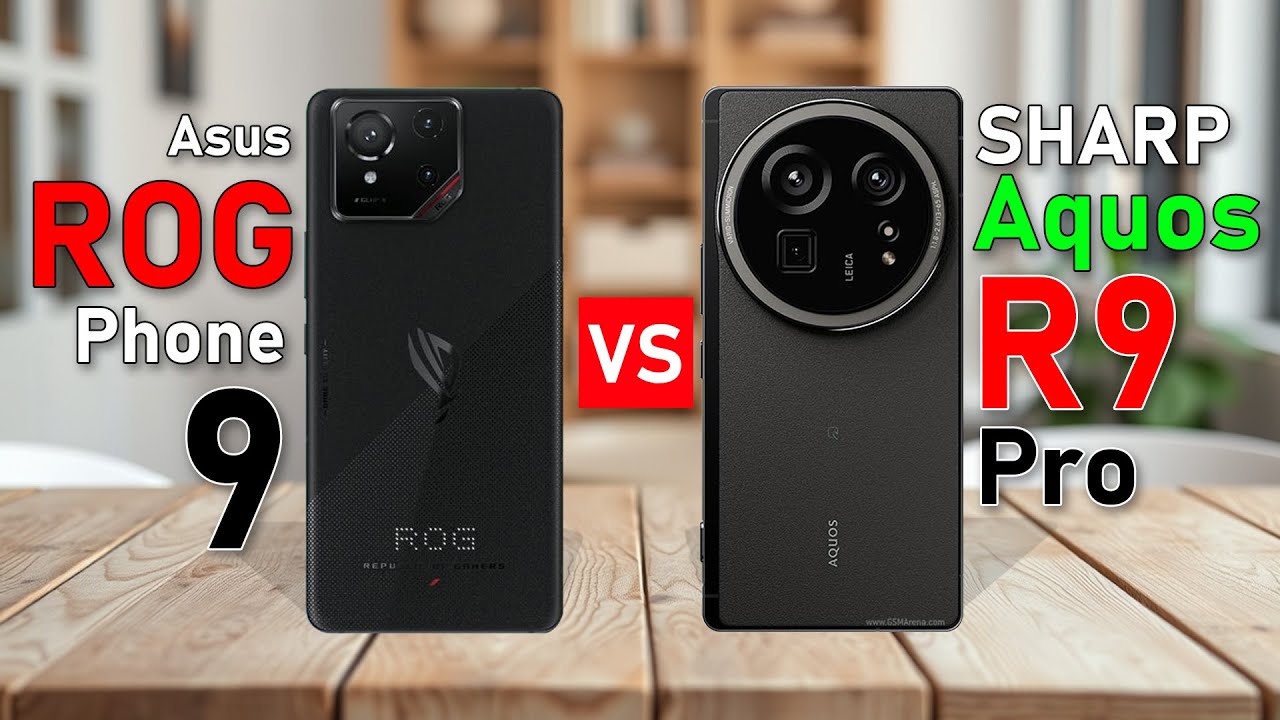 Asus ROG Phone 9 VS Sharp Aquos R9 Pro - YouTube