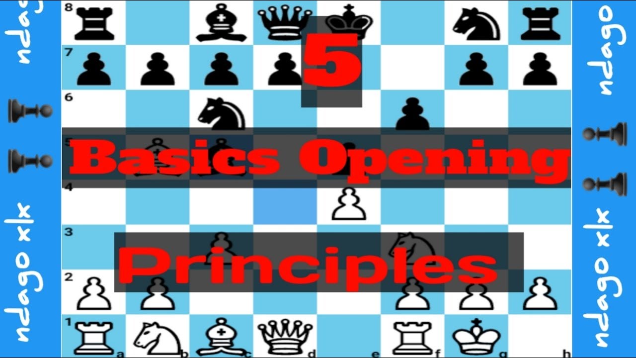5 Basics Opening Principles #chess #chessmastery - YouTube