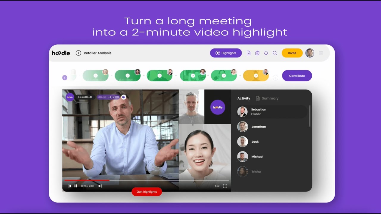Huudle - AI powered Alignment With Video - YouTube