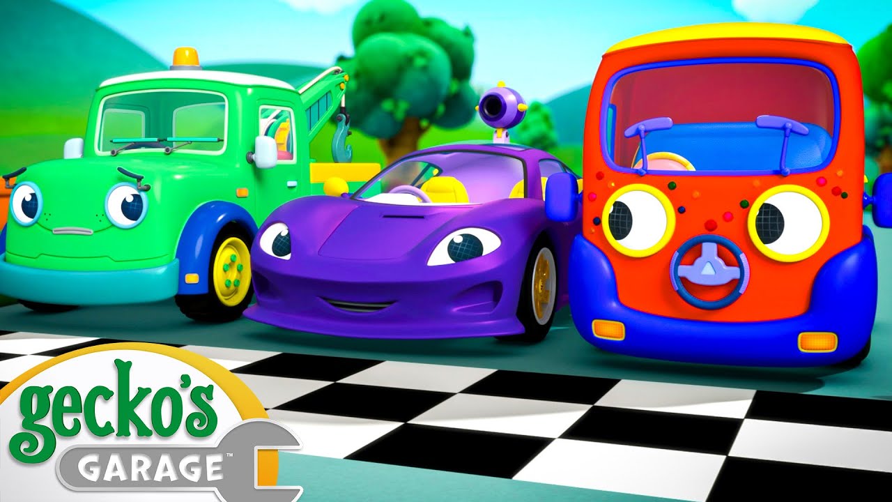 Vehicle Olympics | Gecko's Garage | Cars, Trucks & Vehicles Cartoon ...