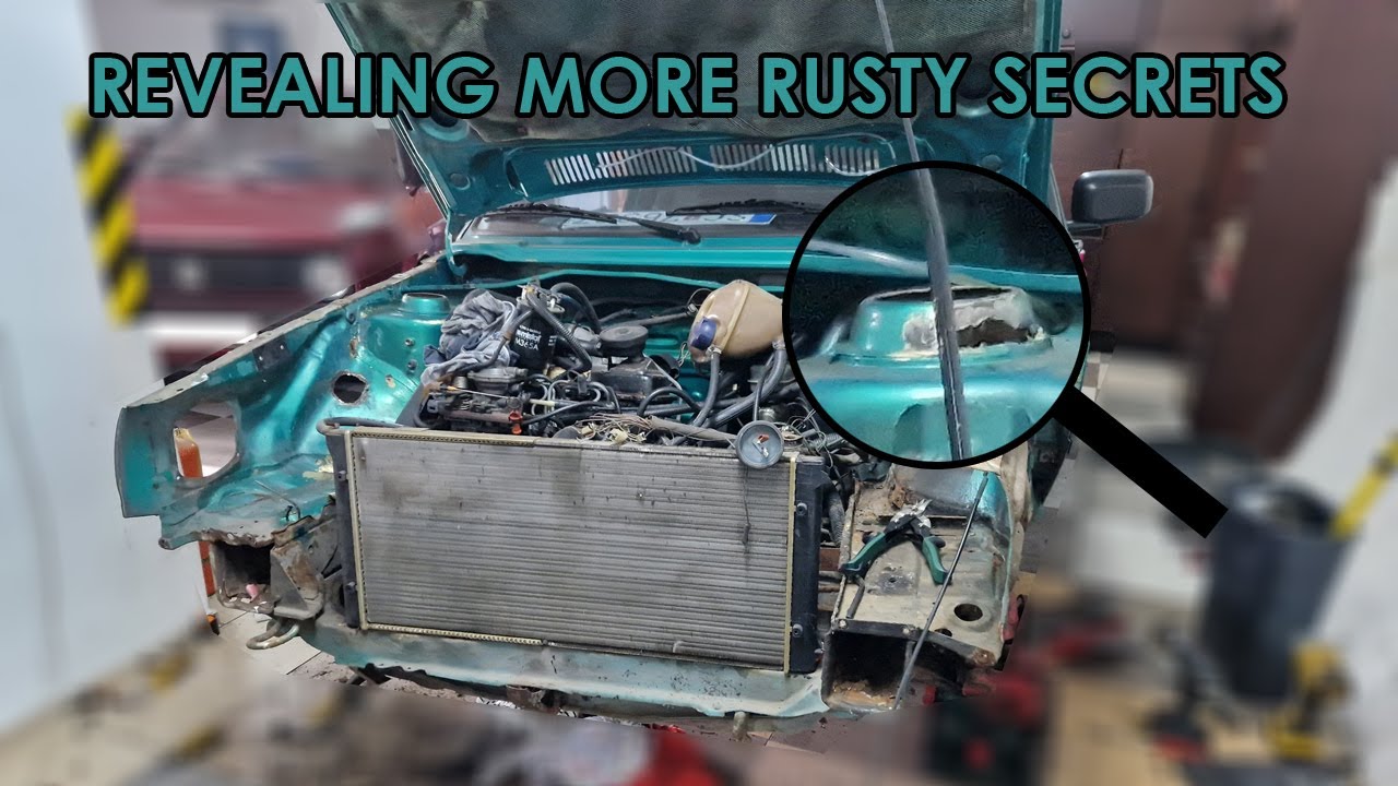 Searching for rust spots on Golf MK2 GTD - YouTube
