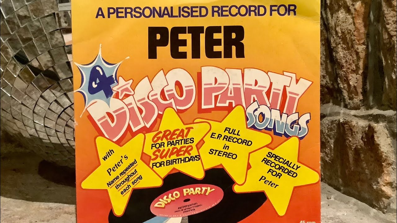 A Personalised Record For Peter - Play The Game - YouTube
